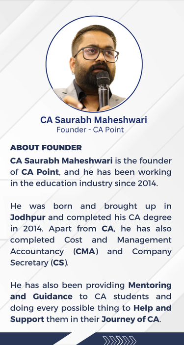 CA Point - Online & Offline Classes for CA, CS & CMA