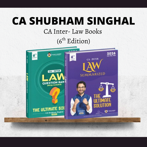 CA Inter Law Books at CA Point – Chart & Questionnaire Set