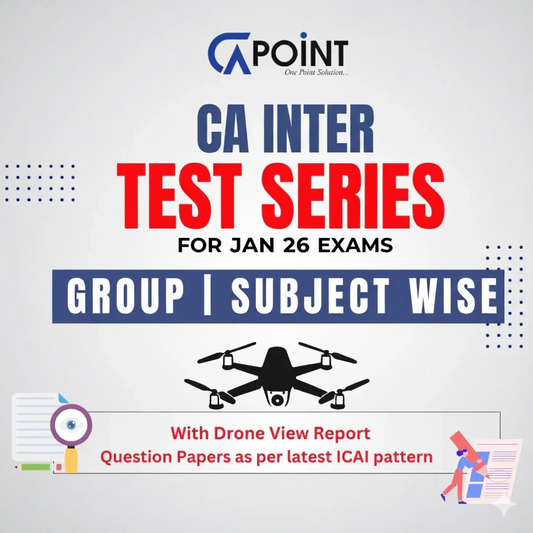 CA Test Series For Foundation, Inter and Final – CA Point