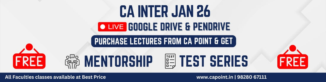 CA Point - Online & Offline Classes for CA, CS & CMA