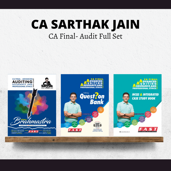 CA Final Audit Books Full Set By CA Sarthak Jain | For Nov 24 Exams ...