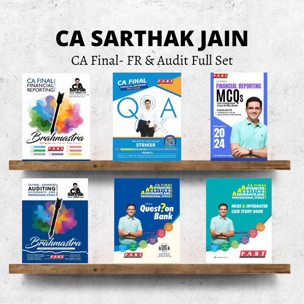 CA Final FR & Audit | Books Full Set By CA Sarthak Jain | For Nov 24 E ...