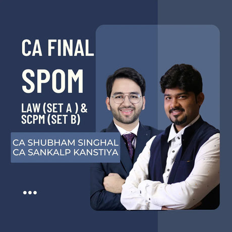 CA Foundation SPOM by Top CA Faculty – CA Point