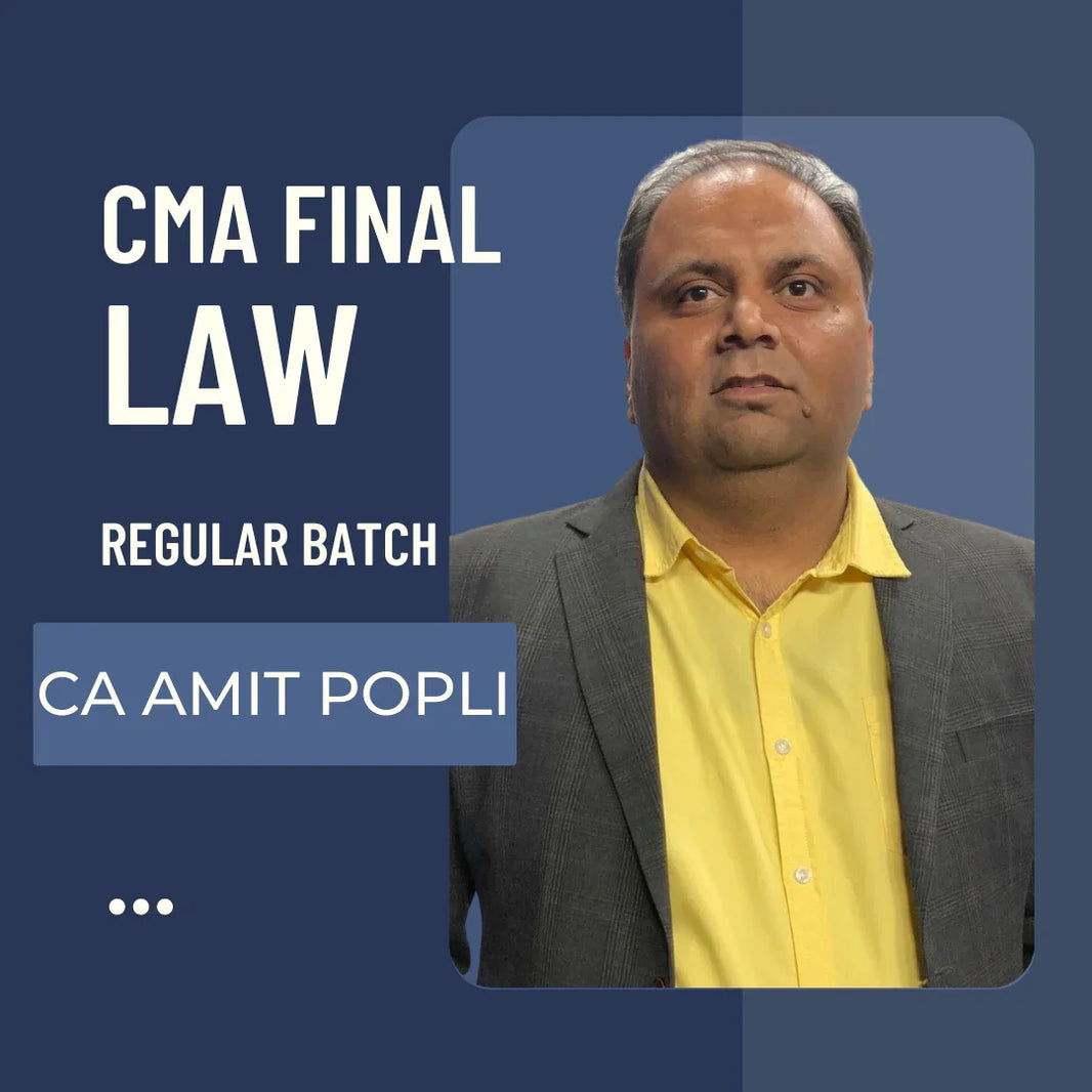 CA Inter & CMA Final Law Regular Batch by CA Amit Popli – CA Point