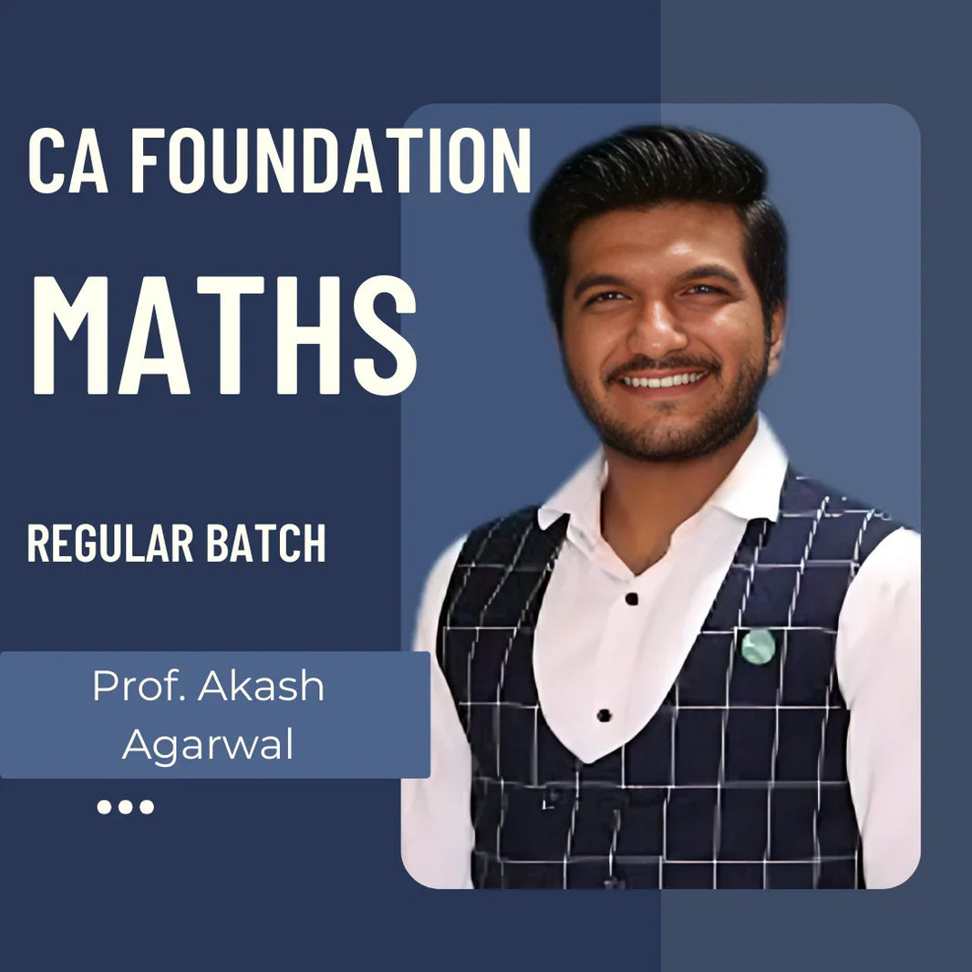 Prof. Akash Agarwal Classes – CA Foundation Maths – CA Point
